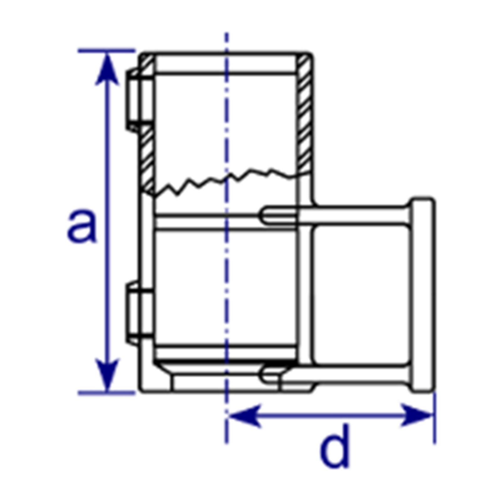 Interclamp® Type 145 - Railing Side Support (Horizontal)
