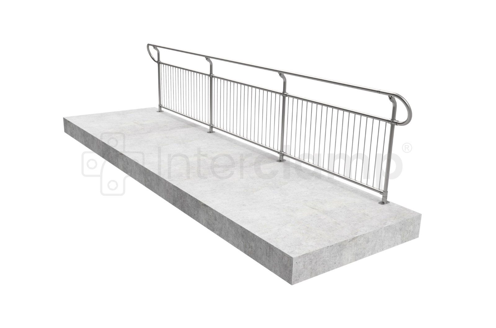 Interclamp® Safety Post 6060 - Cycle Safe DDA Assist Handrail - Inline ...