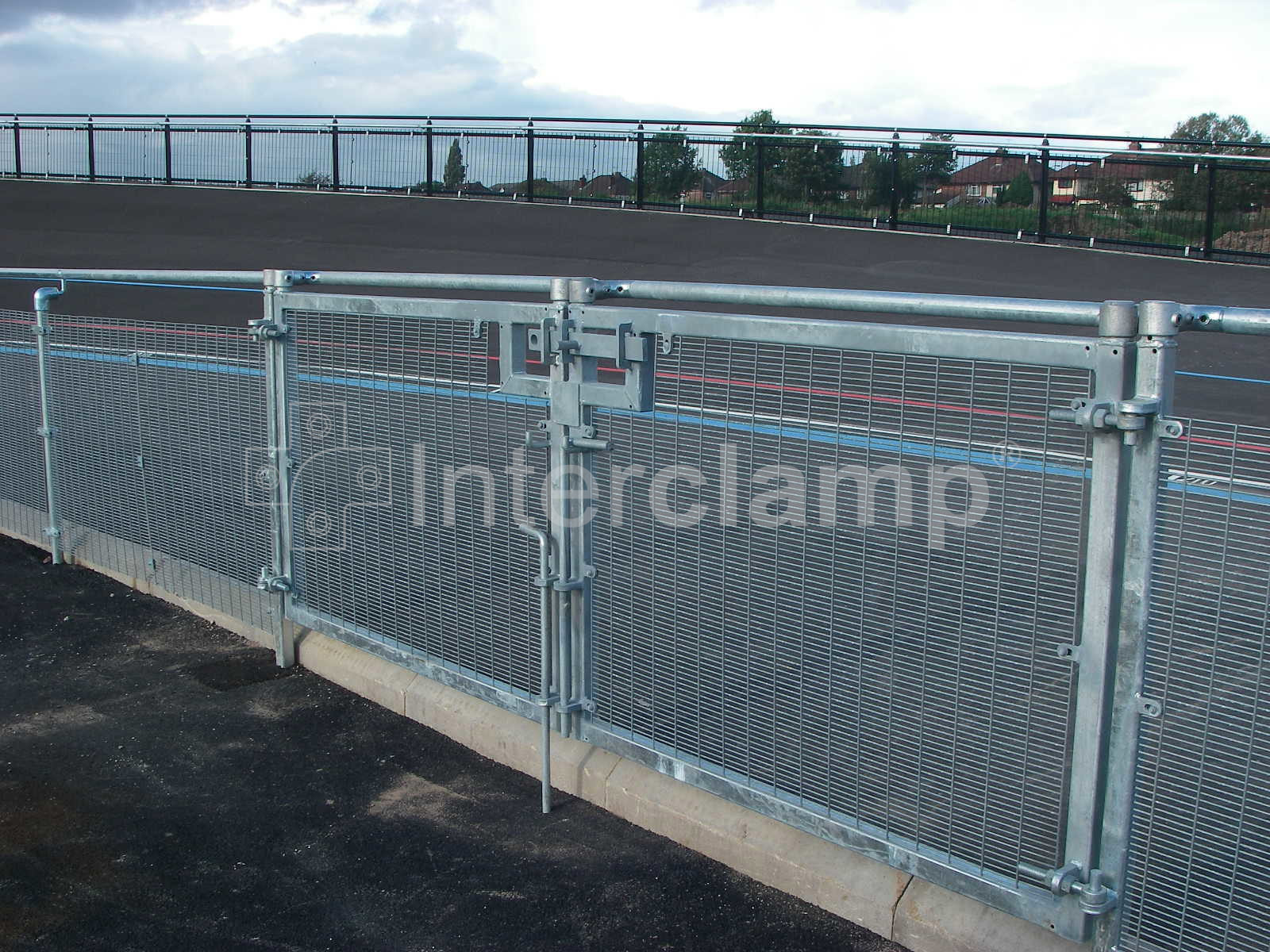 Interclamp Powder Coated Velodrome Safety Balustrades
