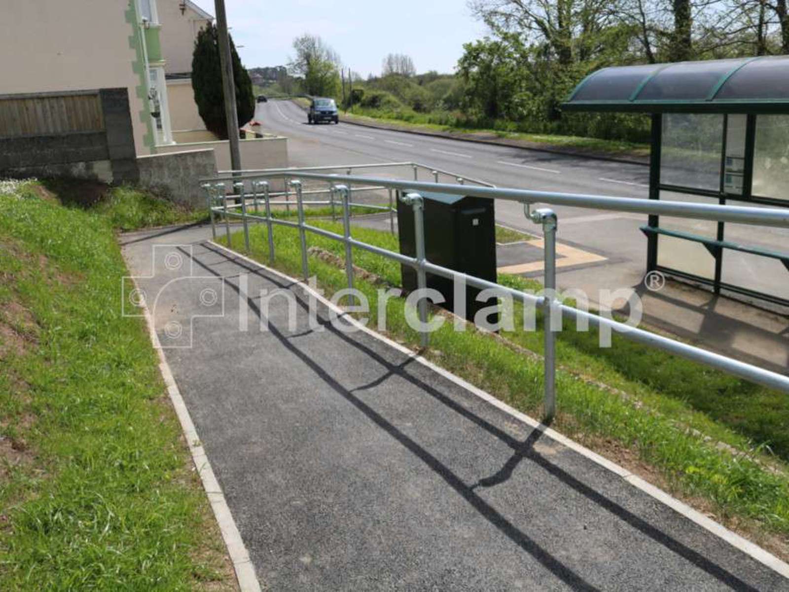 Modular Disability Handrailing for Pedestrian Access Ramp