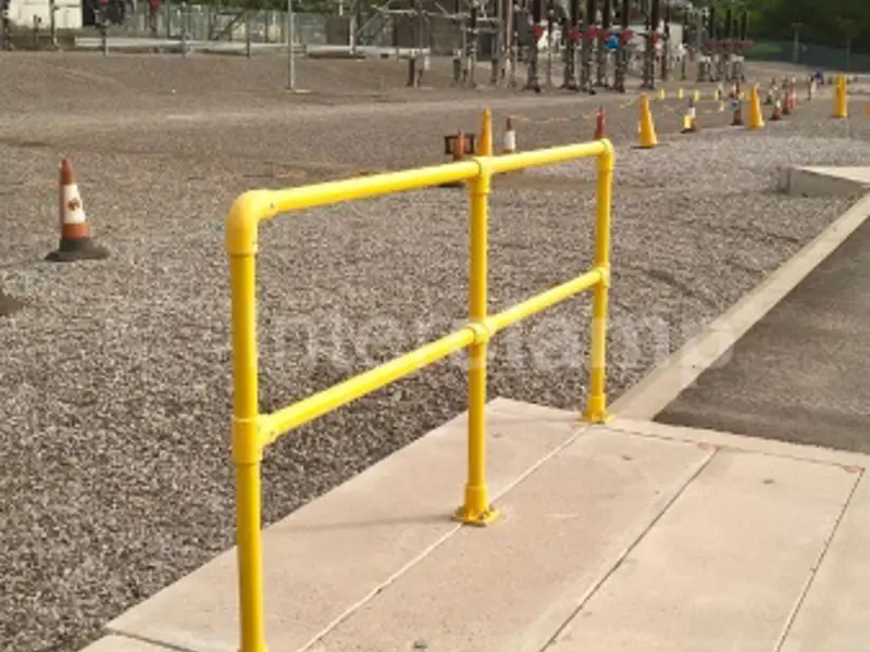 Interclamp FRP / GRP Electrical Substation Handrails