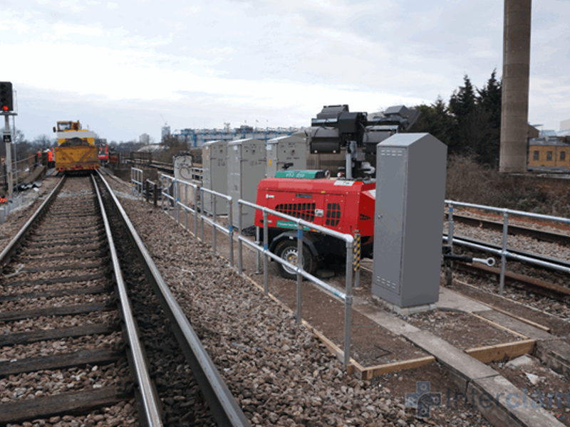 Interclamp Modular Railway Safety Balustrades