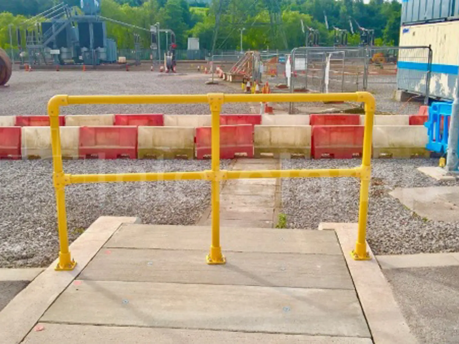 Interclamp FRP / GRP Electrical Substation Handrails