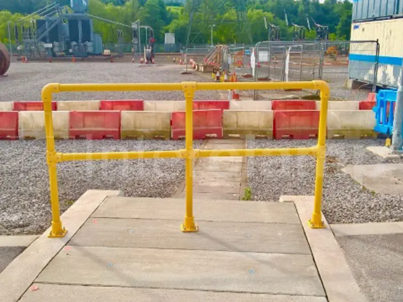 Interclamp FRP / GRP Electrical Substation Handrails