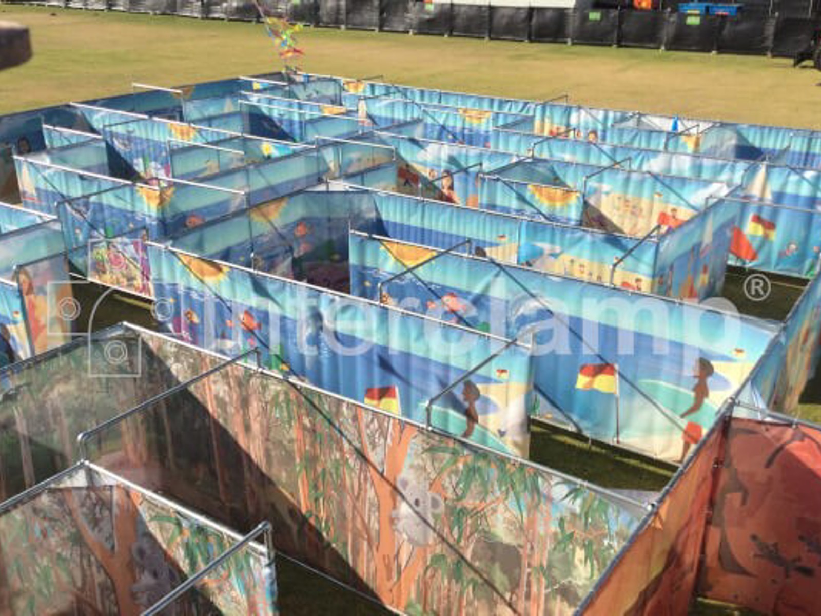 Maze Temporary Structure | Interclamp