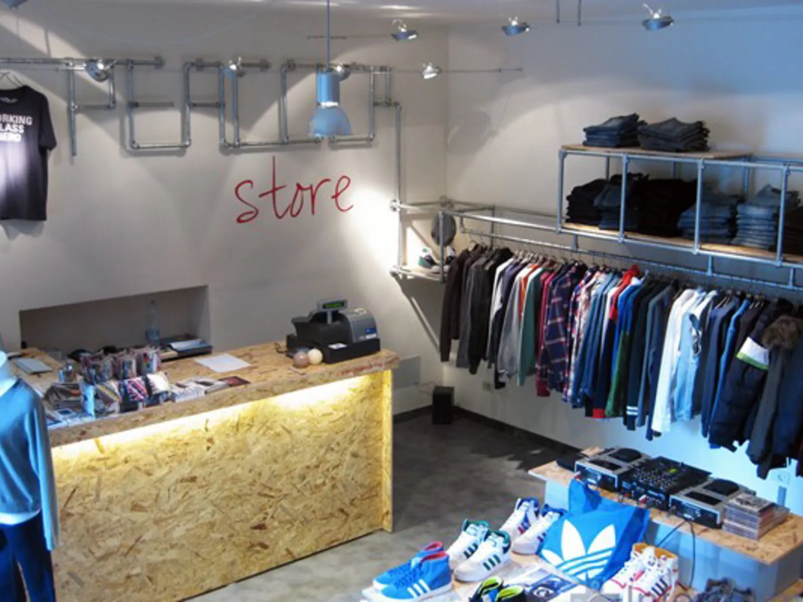 Interclamp Pipe Clamp Retail Garment Displays