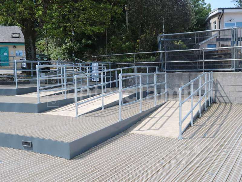 Pedestrian Guardrail Installation for Harbour Safety