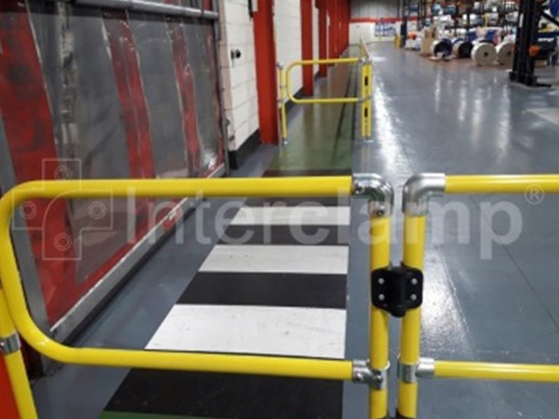 Interclamp® Safety Gate - Durable Self-Closing Safety Gate