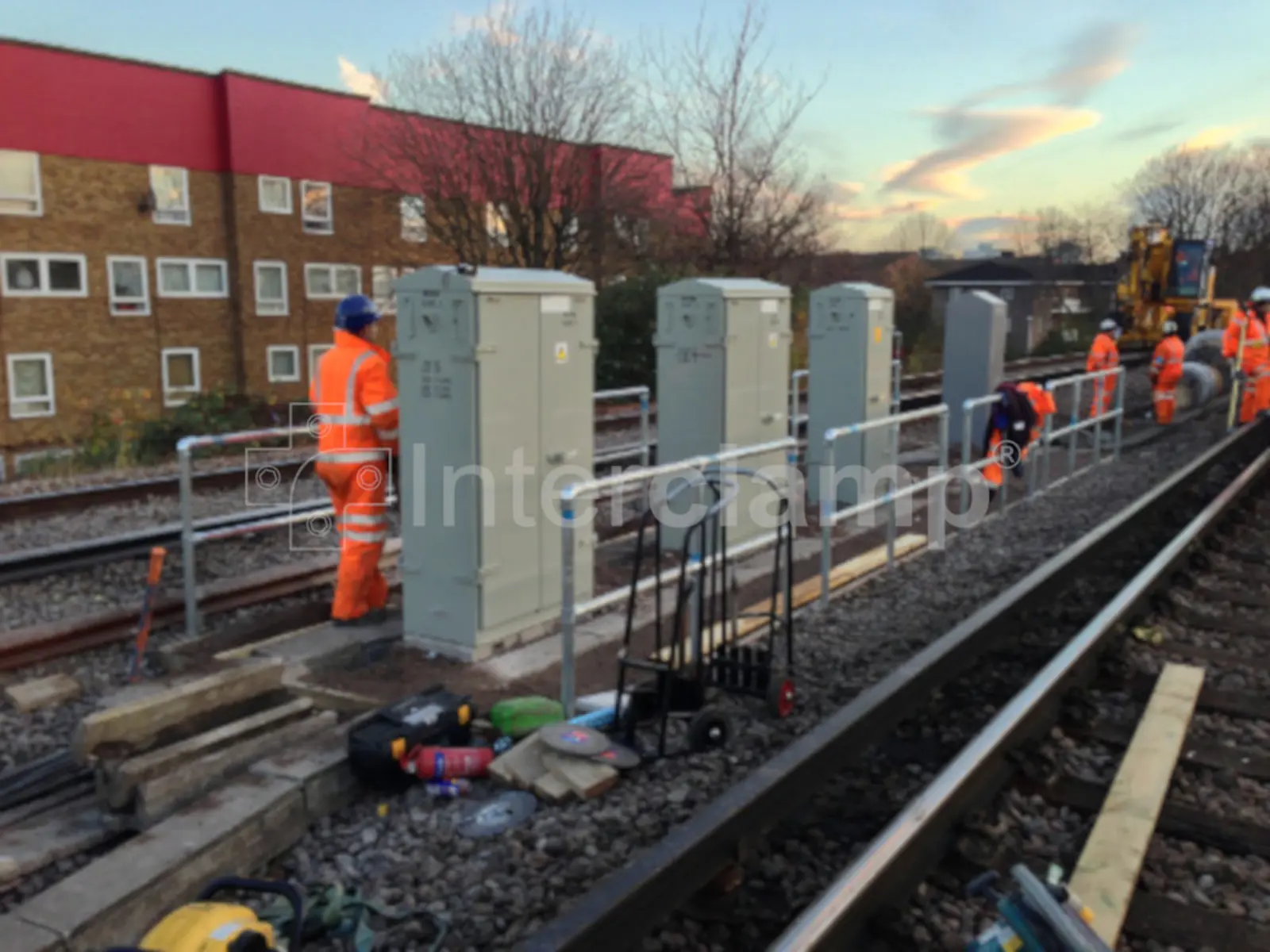 Interclamp Modular Railway Safety Balustrades